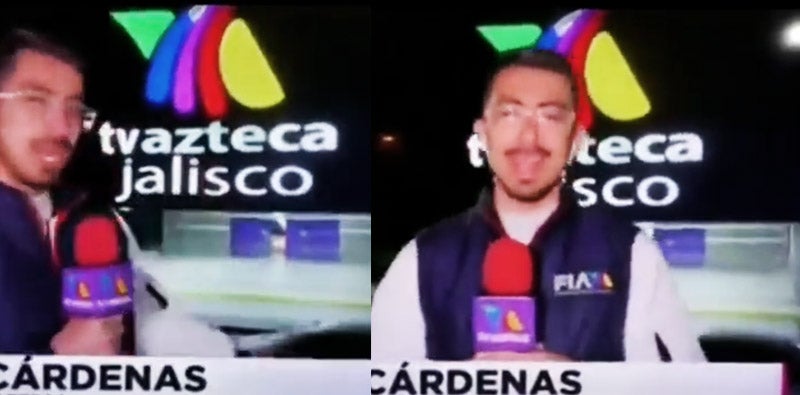 Reportero confundió TV Azteca con Televisa en vivo; lo comparan con ...