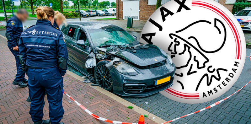 Ajax: Auto de futbolista fue incendiado por casarse con influencer