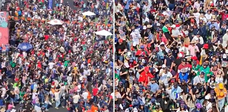 GP de México: Aficionados bailaron el 'Payaso del Rodeo' en el ...