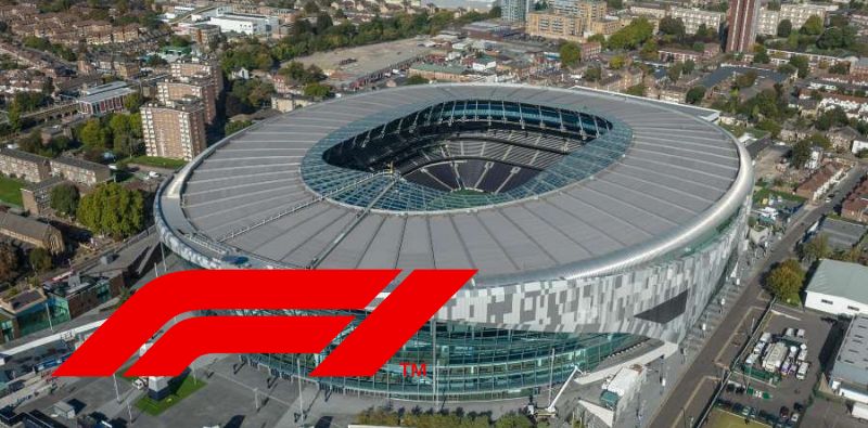 Fórmula Uno y Tottenham se unen para pista en el estadio de los Spurs