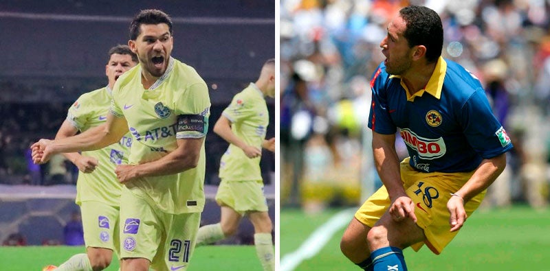 Henry Martín emuló a Germán Villa y festejo con 'Goya' ante Pumas