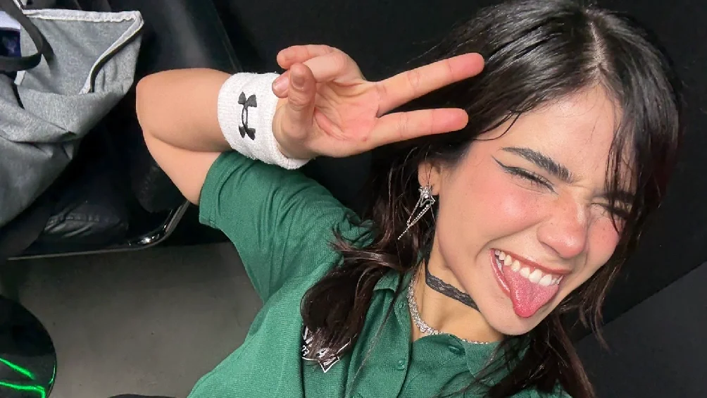 Alana, presente en el Azulcrema para apoyar a Sebastián Cáceres en el América vs Cruz Azul