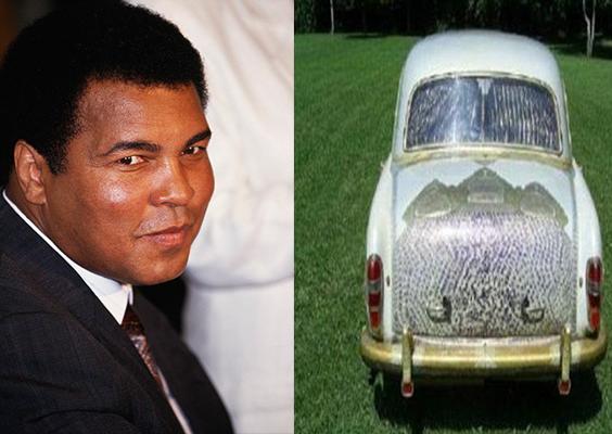 Ostentoso auto de Muhammed Ali será subastado