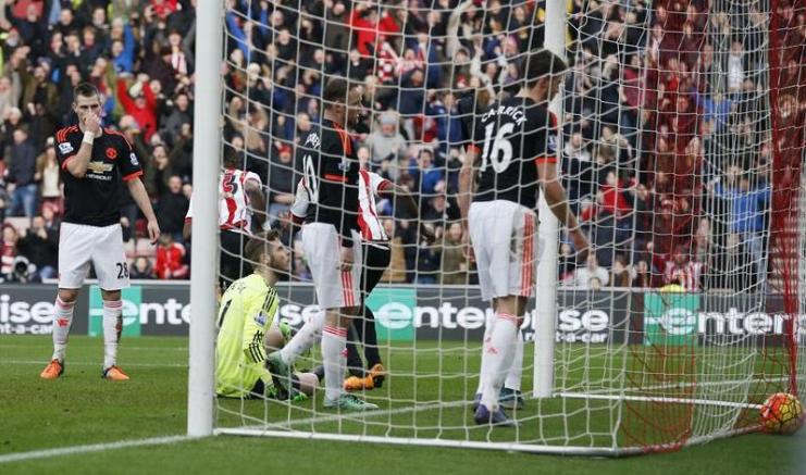 Manchester United cae en casa del Sunderland