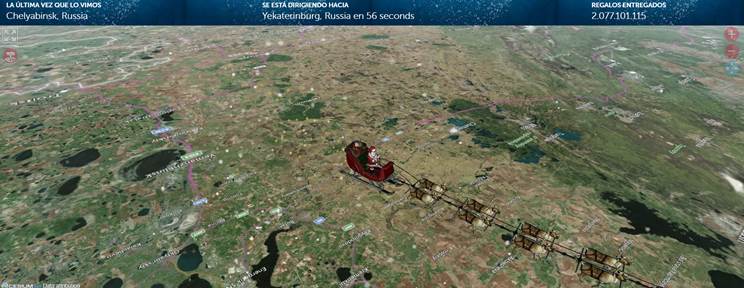¿Dónde está Santa Claus? Así puedes ver su recorrido en tiempo real