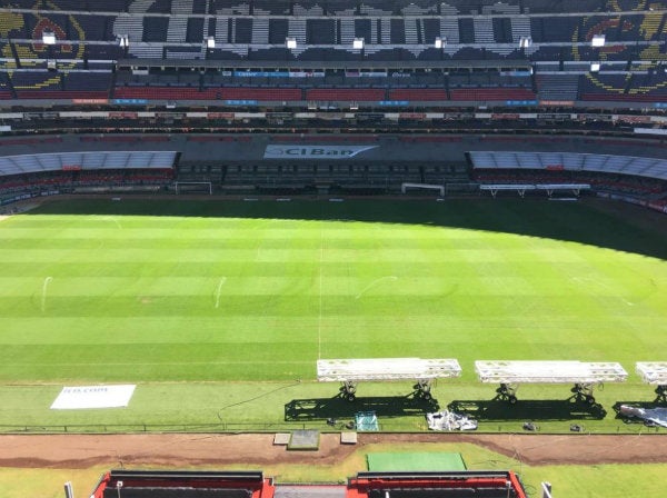 Cancha del Estadio Azteca, en perfecto estado para la Final entre ...