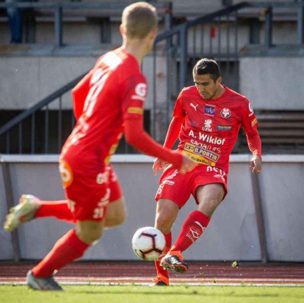 Darvin Chávez, nuevo jugador del SJK Seinäjoki de Finlandia