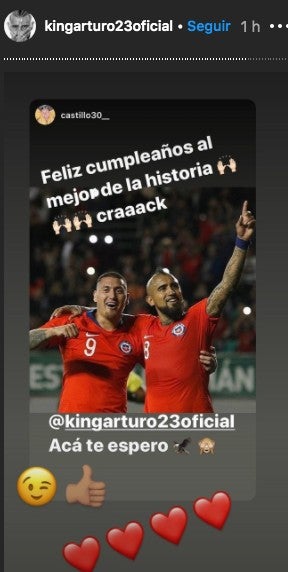 América: Nico Castillo 'invitó' a Arturo Vidal a jugar con las Águilas