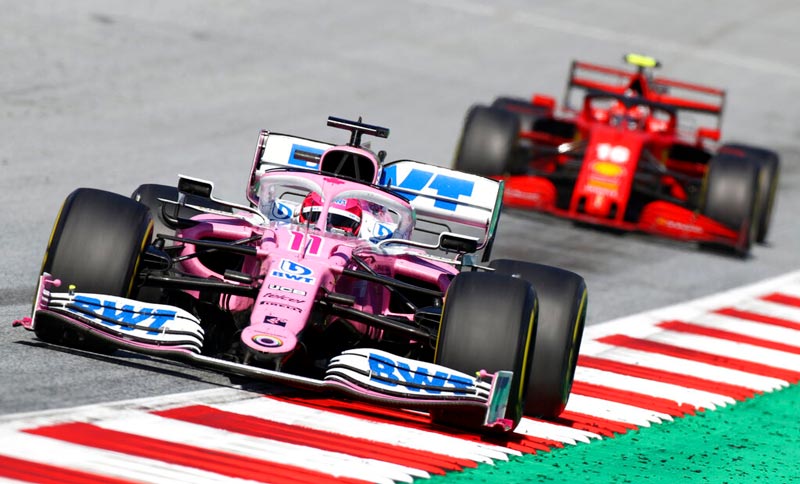 Checo Pérez ve a Racing Point al nivel de McLaren