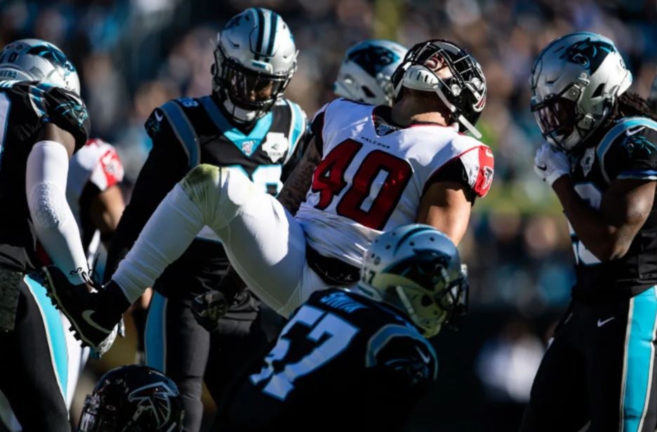 Keith Smith, de los Atlanta Falcons, reveló su 'adicción' por la cadena ...