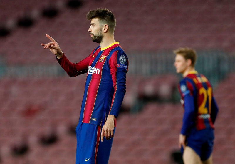 Barcelona: Gerard Piqué volvió a entrenar en grupo previo al Clásico ...