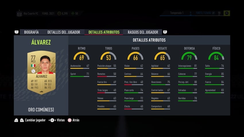 Edson Álvarez: ¿Cómo se encuentra calificado en FIFA 22?