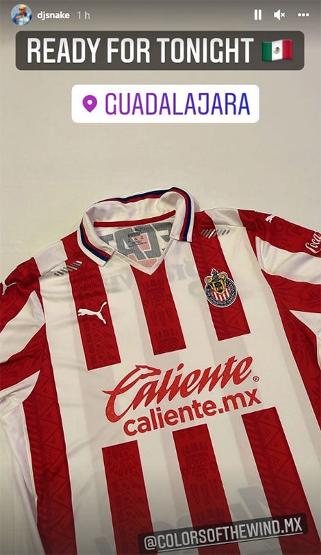 Chivas: DJ Snake presumió playera del Rebaño previo a concierto