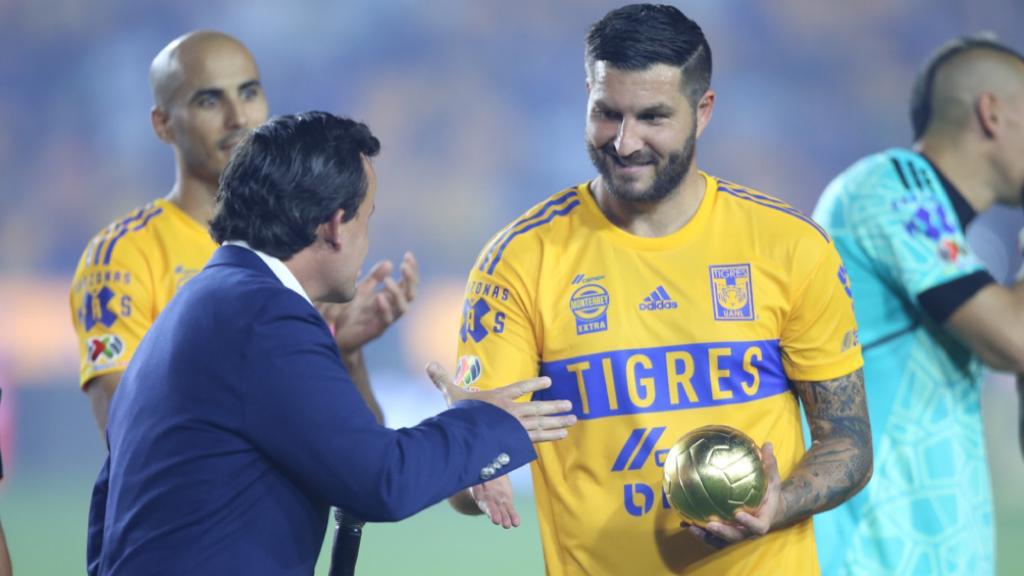 Tigres: André-Pierre Gignac recibió el balón de oro como mejor delantero de la temporada 2021-22