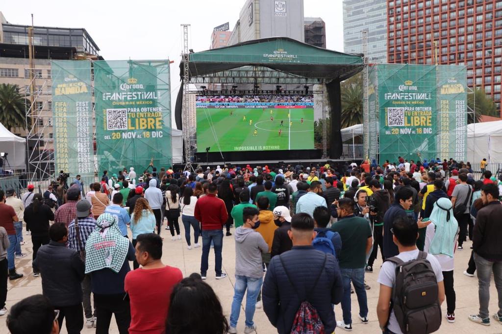 Qatar 2022: Monumento a la Revolución en la CDMX albergó Fan Fest por primera vez