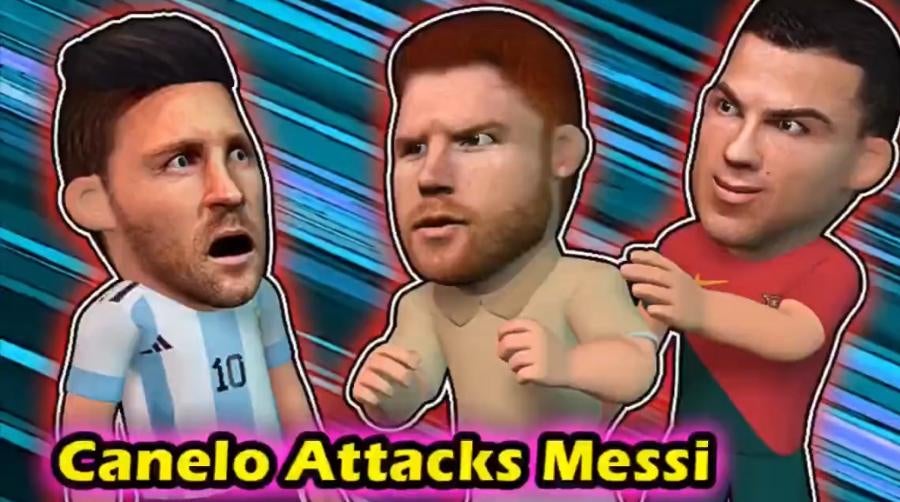 Canelo vs Messi: Crean animación sobre cómo sería una pelea entre los ...