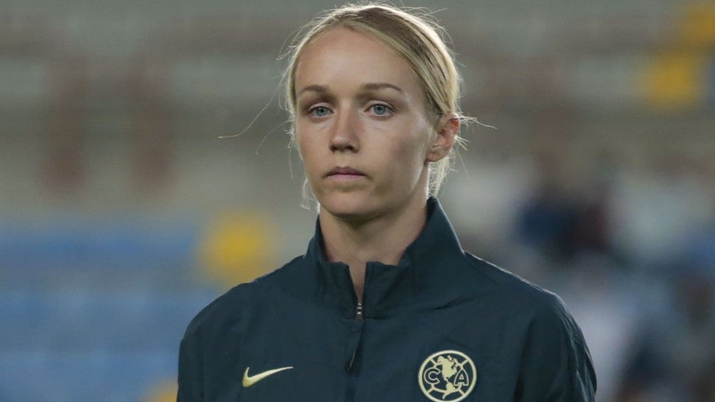 América vs Tigres: Sarah Luebbert reapareció con las Águilas tras meses ...