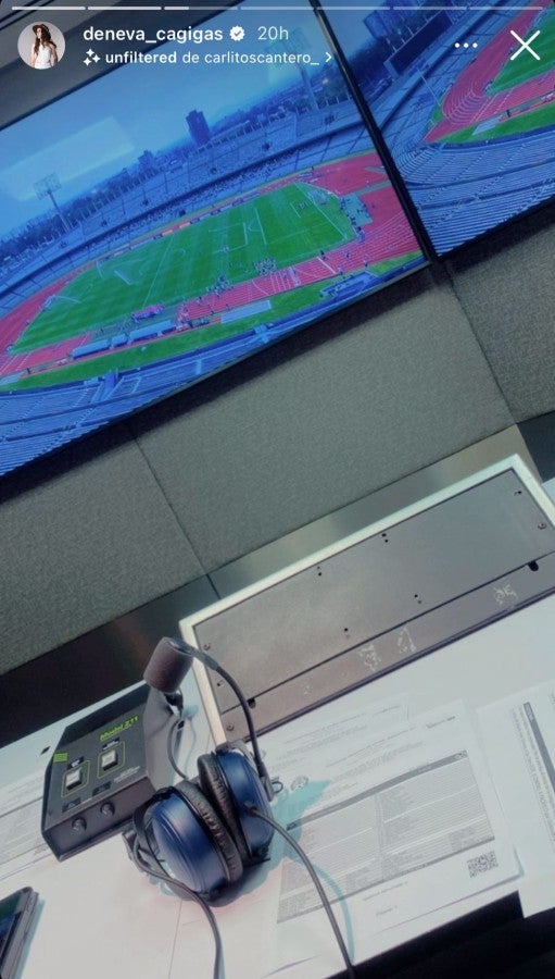 Deneva Cagigas, exjugadora de Pumas Femenil, debuta como comentarista