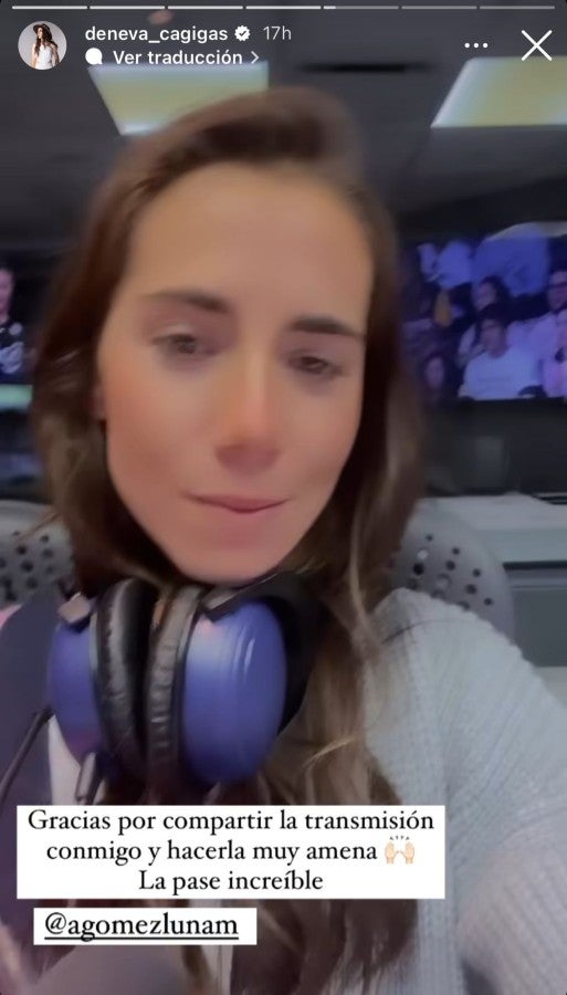 Deneva Cagigas, exjugadora de Pumas Femenil, debuta como comentarista