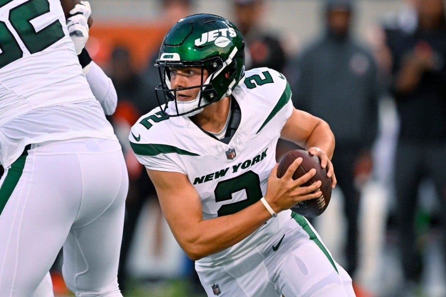 Zach Wilson, QB de los Jets, destaca en el primer duelo de pretemporada ...