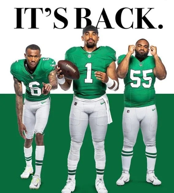 NFL: Titans, Eagles, Seahawks, Vikings y Jets reviven uniformes clásicos