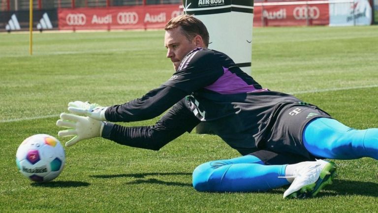Manuel Neuer vuelve a los entrenamientos con el Bayern Munich