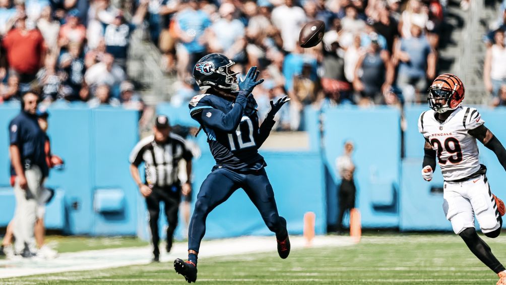 Titans vence a Bengals con un pase para TD y una anotación por tierra ...
