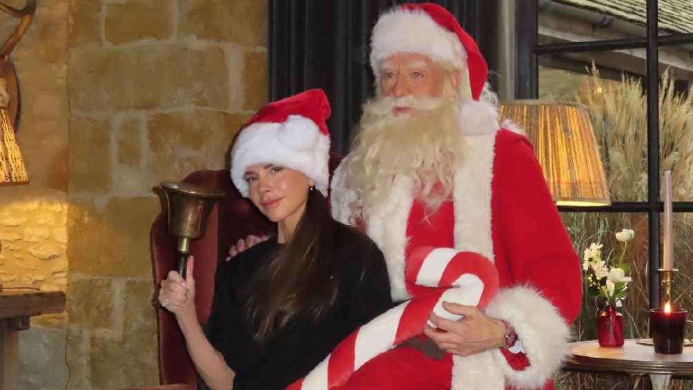 ¡Santa llegó a Miami! David Beckham y su familia presumen sus festejos ...