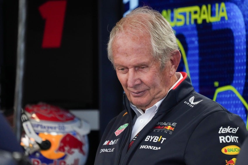 Helmut Marko sale a defender a Checo Pérez tras el GP de Australia: 'No ...