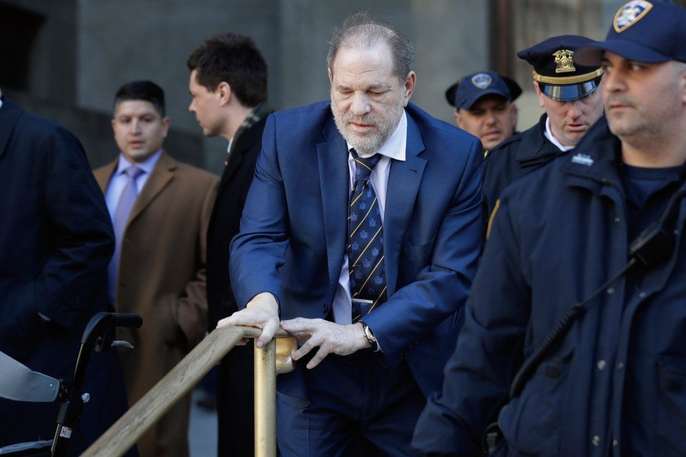 Harvey Weinstein: Corte le anula condena de 23 años por delitos sexuales
