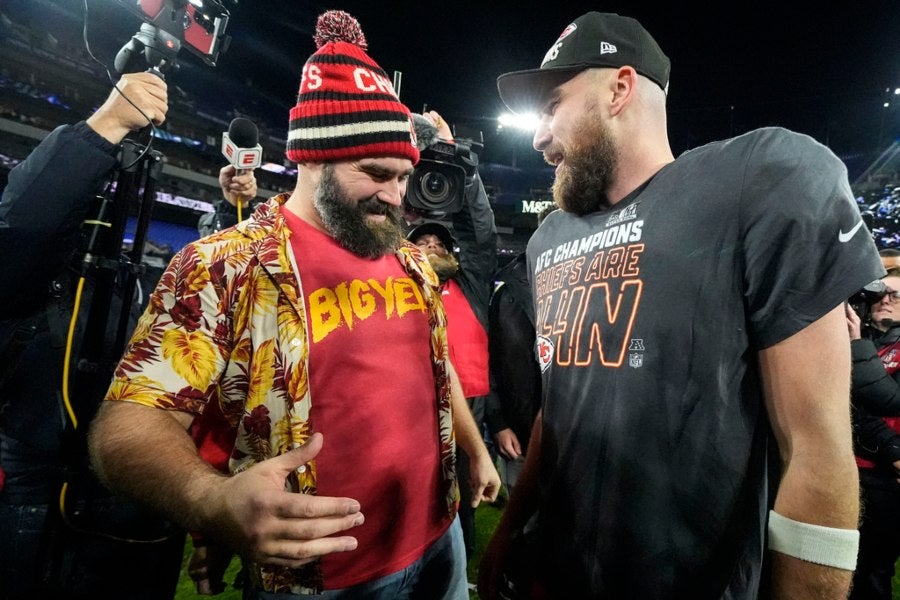 Jason Kelce sobre la fama de su hermano: "Travis y Taylor Swift lo han llevado a otro nivel"