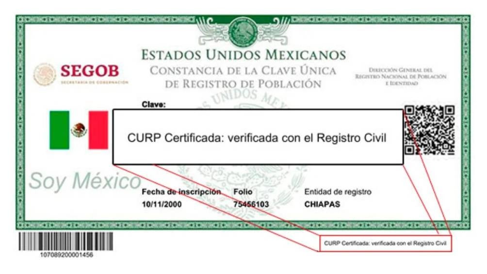 ¿Cuál es la fecha para tramitar gratis la CURP certificada?