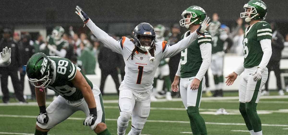 Denver Broncos saca apretado triunfo sobre New York Jets de Aaron Rodgers