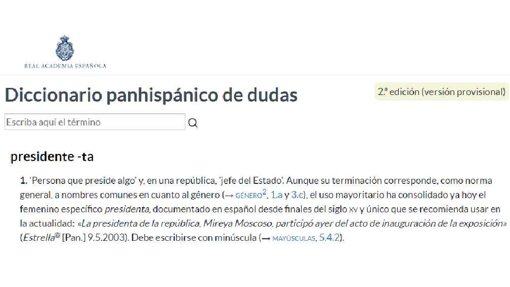 ¿Cómo se dice: “Presidente” o “Presidenta”? Esto dice la RAE