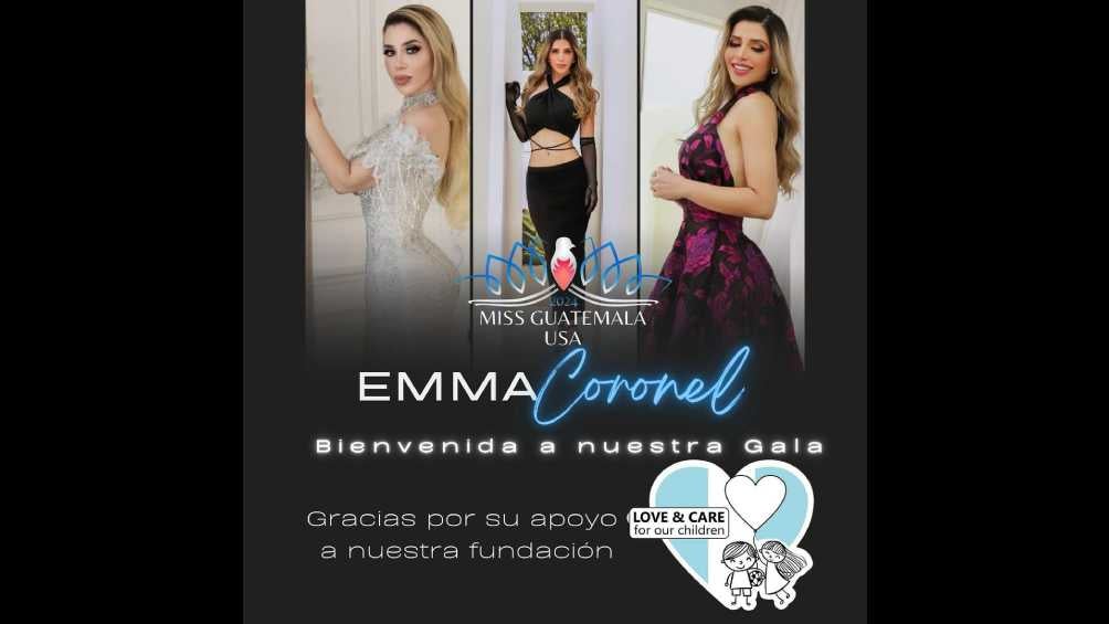 Emma Coronel será la invitada especial del concurso Miss Guatemala USA