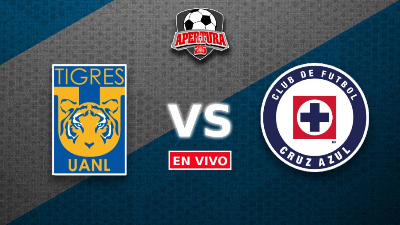 Tigres vs Cruz Azul EN VIVO Liga MX Apertura 2025 Jornada 12