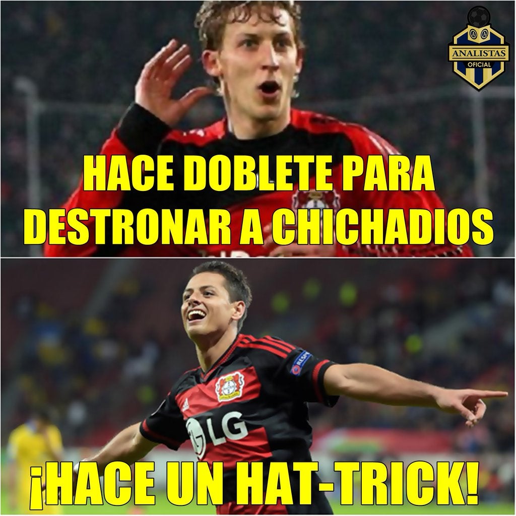 Checa los memes del triplete de CH7 con el Leverkusen | RÉCORD