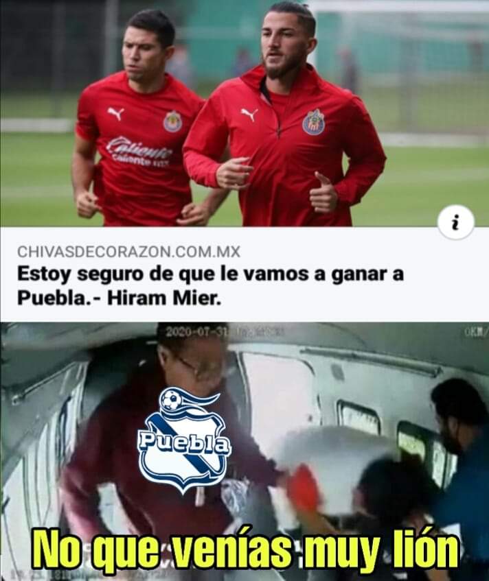 Chivas: Los mejores memes tras la derrota ante Puebla | RÉCORD