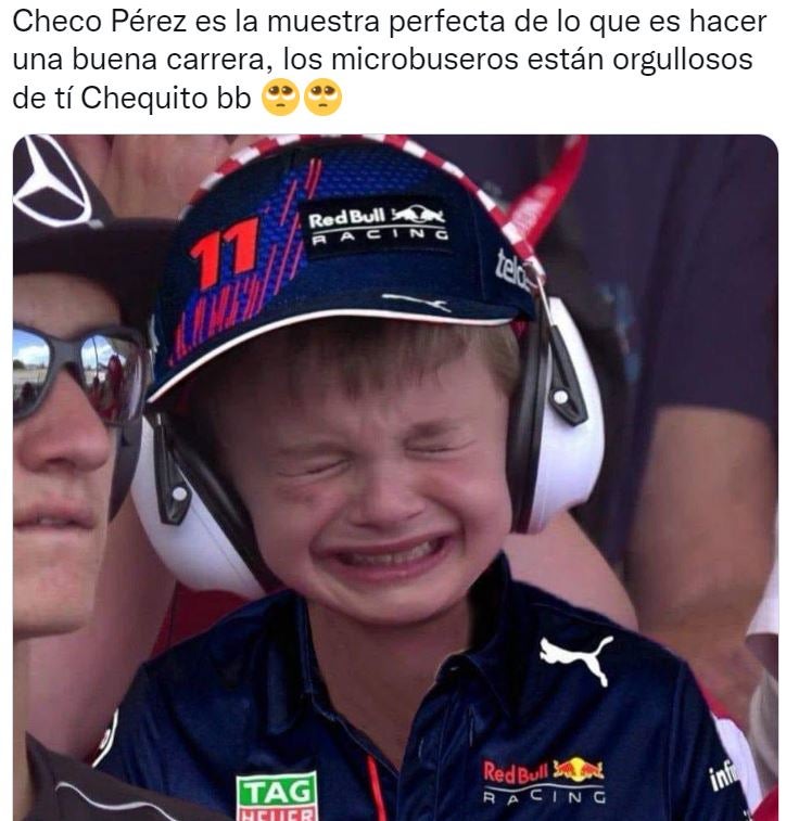 F1: Los mejores memes del segundo lugar de Checo Pérez en Gran Bretaña ...