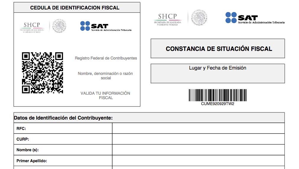 SAT lanza nueva Cédula de Identificación Fiscal 2025: ¿qué es y para ...