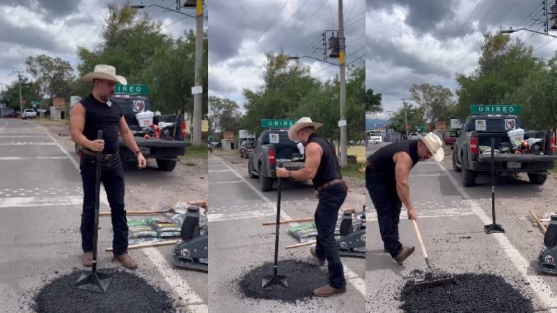 Influencer ‘El Potro’ tapa bache por el que mataron al heladero Don ...