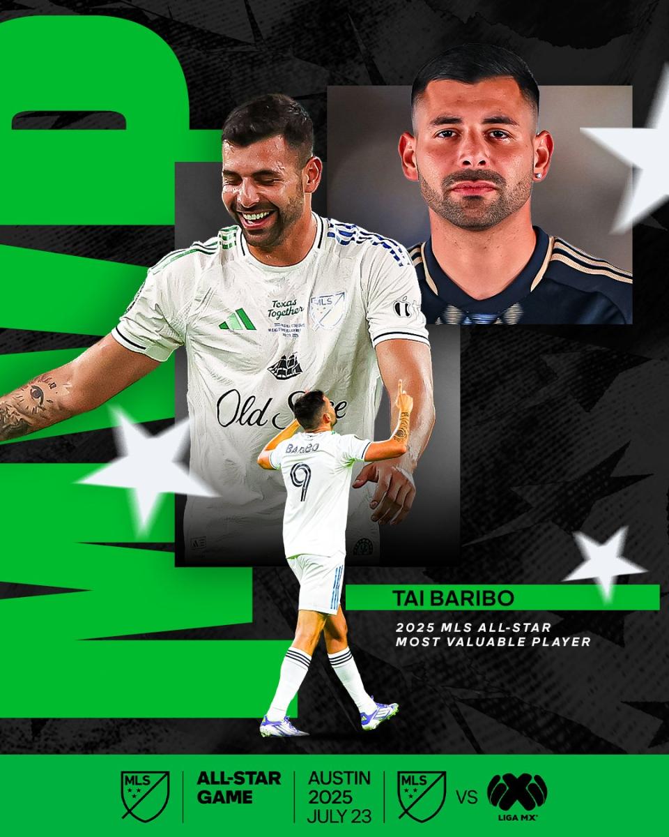 Tai Baribo hace historia: MVP del MLS All‑Star tras golazo de la victoria
