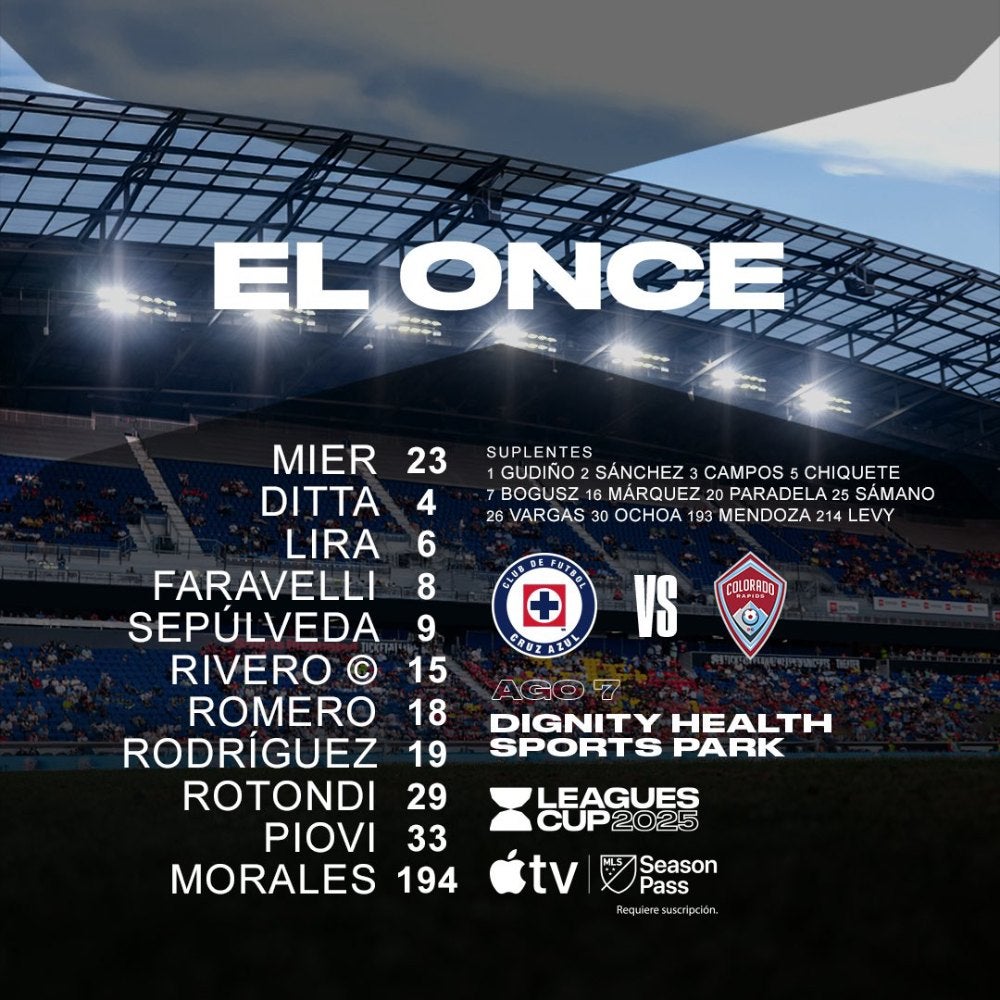 Cruz Azul vs Colorado Rapids EN VIVO Leagues Cup Jornada 3