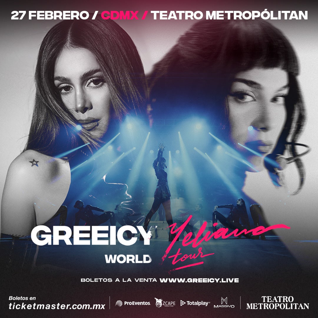 Greeicy anuncia su primera gira por México ¡Tenemos las fechas y lugares!