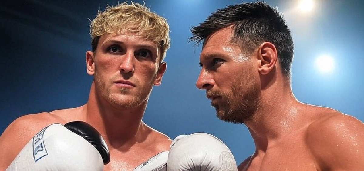 Logan Paul reta a Lionel Messi para combate de box y terminar con la ...