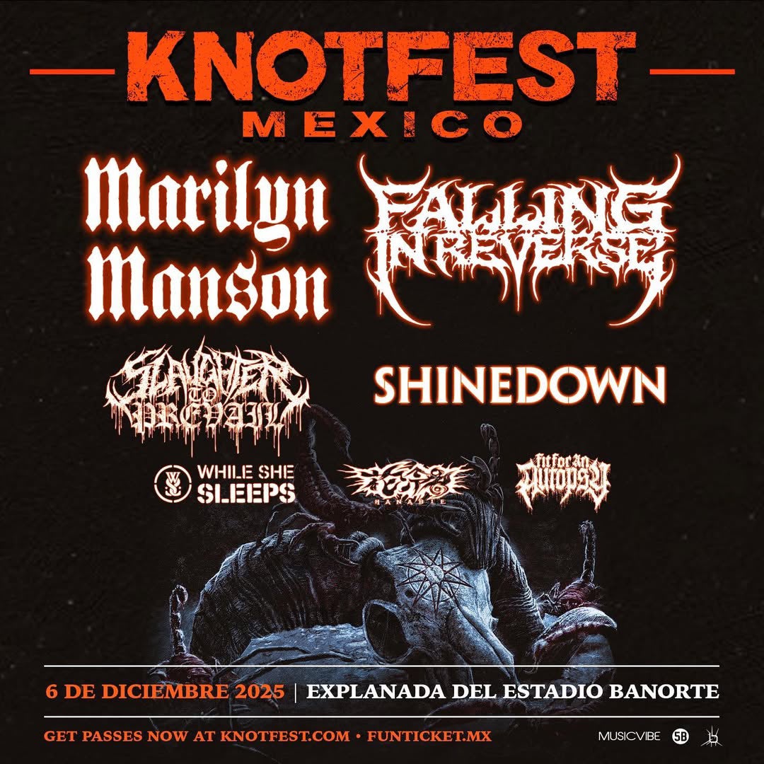 KNOTFEST 2025: Tenemos costos de todos los boletos para ver a Marilyn ...