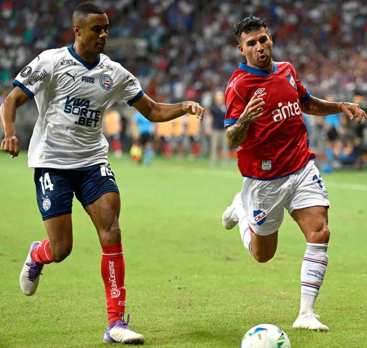 Nacional remonta ante Bahía en Brasil y logra primer triunfo en Copa Libertadores