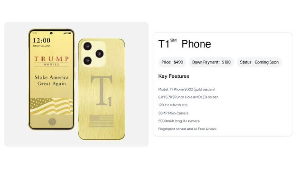 Donald Trump lanza su propia telefonía… y también un celular dorado
