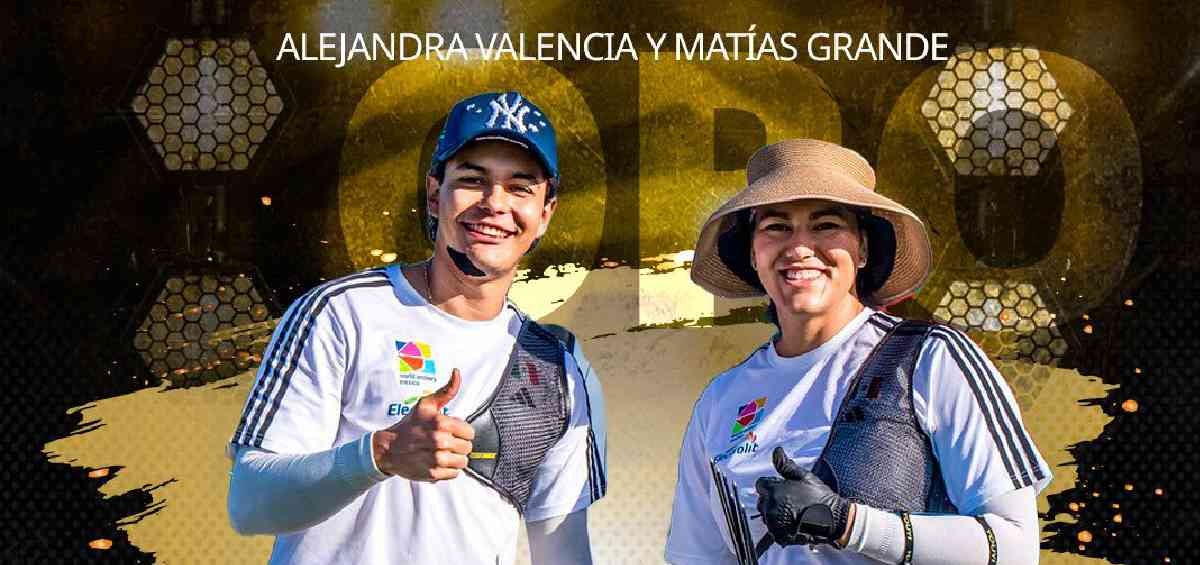 Alejandra Valencia y Matías Grande conquistan la medalla de oro en la Copa del Mundo