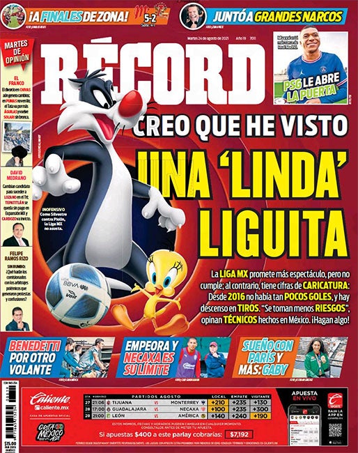 Portada 24-08-2021 | RÉCORD